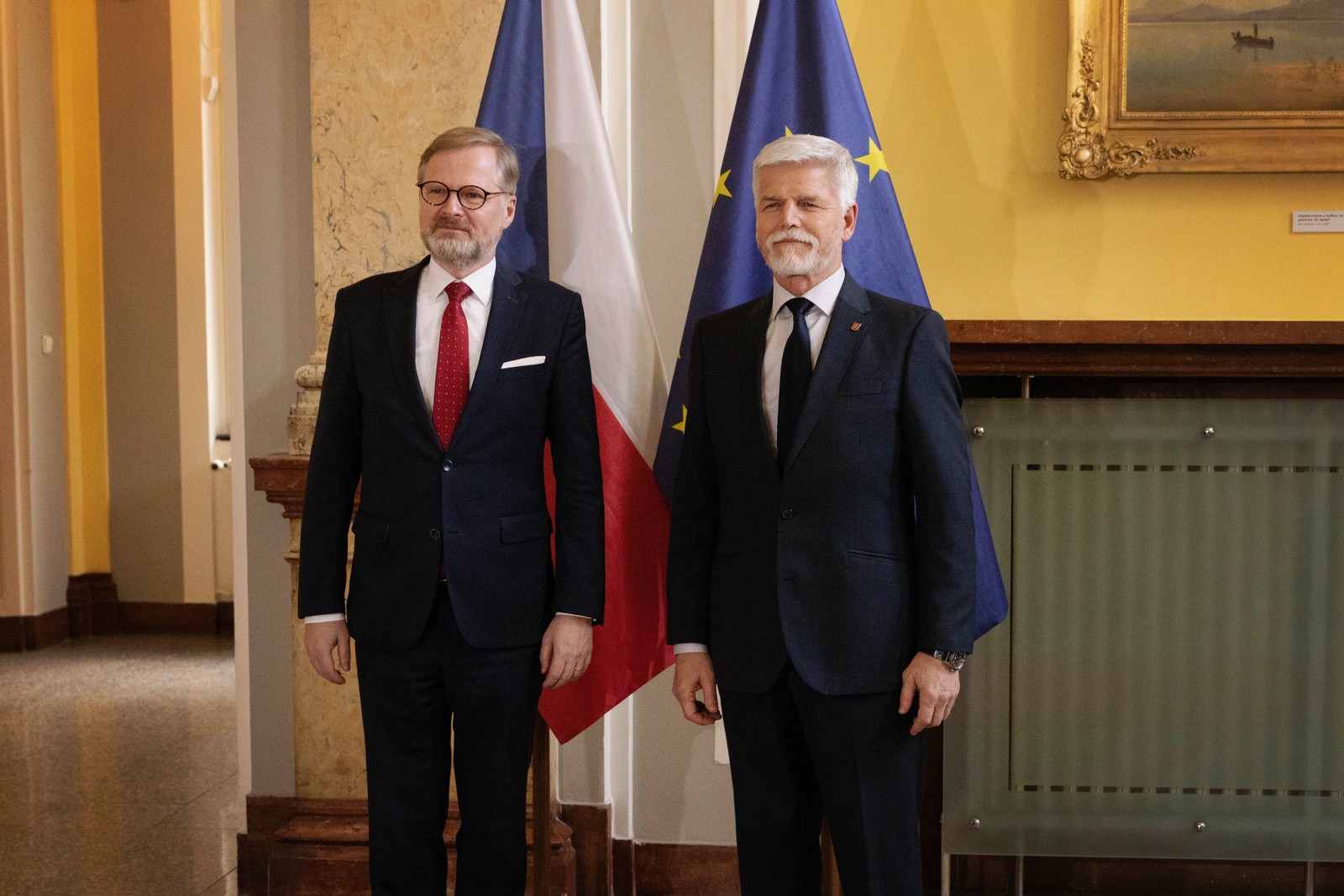Vyjádření prezidenta republiky při tiskovém brífinku po jednání ...