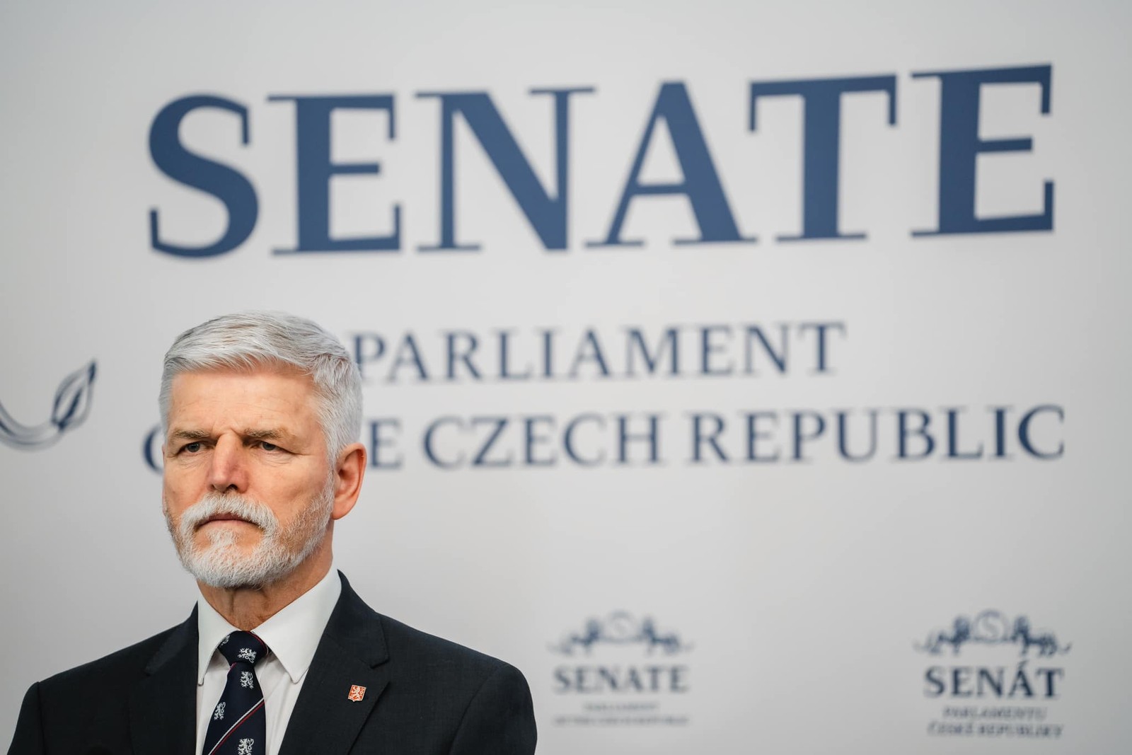 Vyjádření prezidenta republiky při tiskovém brífinku po návštěvě Senátu ...