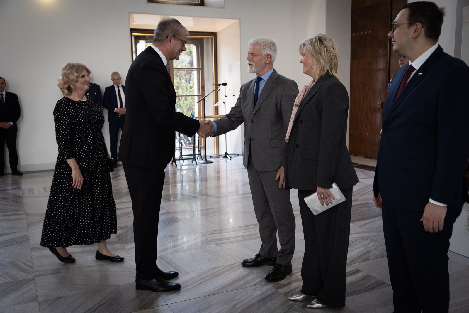 President Pavel received members of the diplomatic corps - Prague Castle