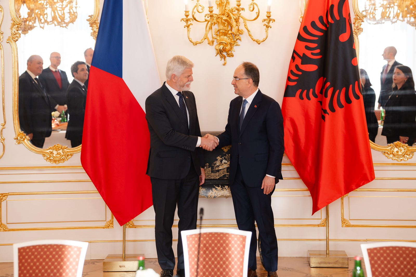 President Pavel received the President of the Republic of Albania ...