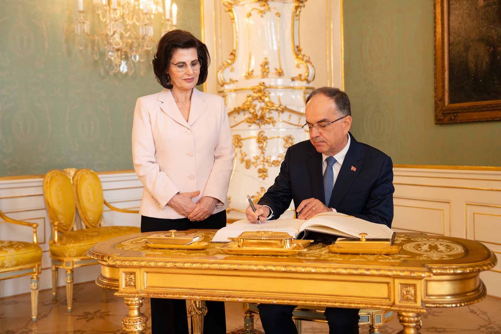 President Pavel received the President of the Republic of Albania ...
