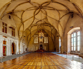 Old Royal Palace with Vladislav Hall - Prague Castle for visitors